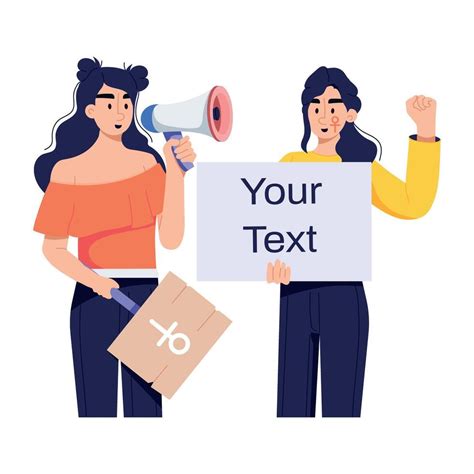 Trendy Feminist Campaign 45884649 Vector Art At Vecteezy