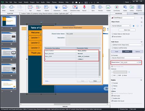How To Customize Table Of Contents In Adobe Captivate 2019