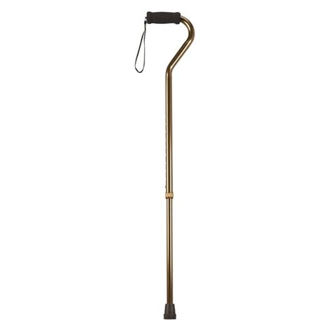 Drive Medical Foam Grip Offset Handle Walking Cane Bronze Walmart