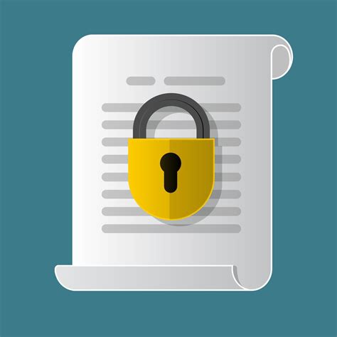Business Information Document Protection Access Icon Protecting