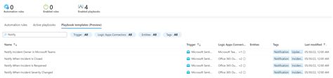 Use Automationplaybooks In Microsoft Sentinel During Incident Update
