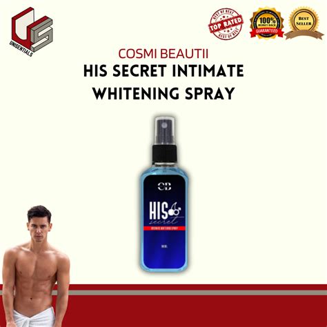 His Secret Intimate Whitening Spray By Cosmi Beautii 100ml Shopee