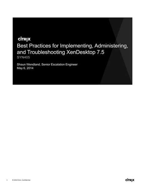 troubleshooting a xendesktop environment using the powershell sdk ppt