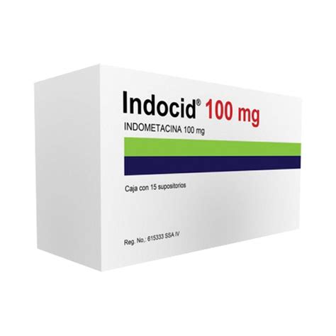 Indocid 100 Mg 15 Supositorios