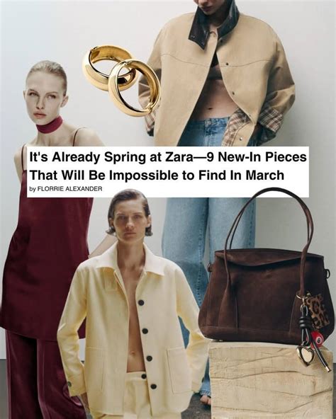 Who What Wear Were Getting In The Mood For Spring With Zaras New In Pieces