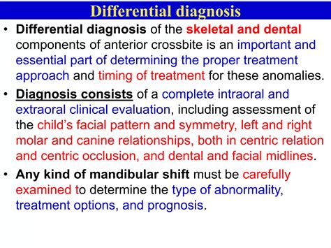 Anterior Dental Crossbite And Class Iii Malocclusion1 Pptx