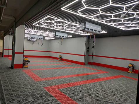 Customized Led Hexagonal Light Diy Car Detailing Honeycomb Car Wash