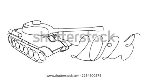 One Continuous Line Number 2023 Armored Stock Vector Royalty Free 2254300575 Shutterstock