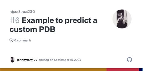Example To Predict A Custom Pdb · Issue 6 · Lyjpsstruct2go · Github