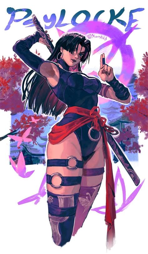 Psylocke Revanche Kwannon X Men Psylocke Design Psylocke