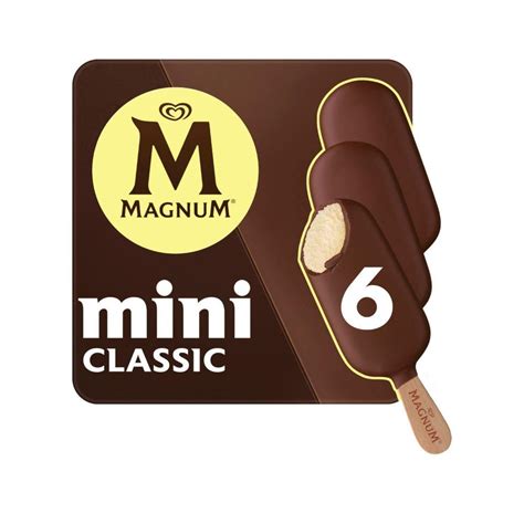 Buy Magnum Ice Cream Mini Classic 6 Pack 360ml Coles