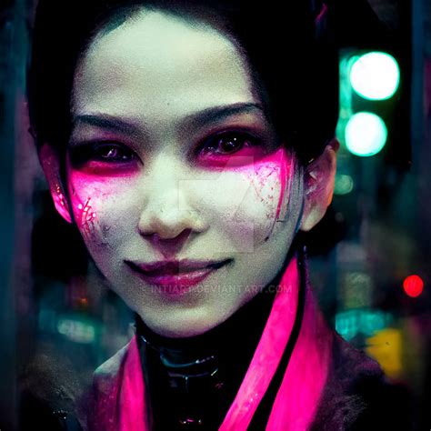Cyberpunk Lady Face 1 By Intiart On Deviantart