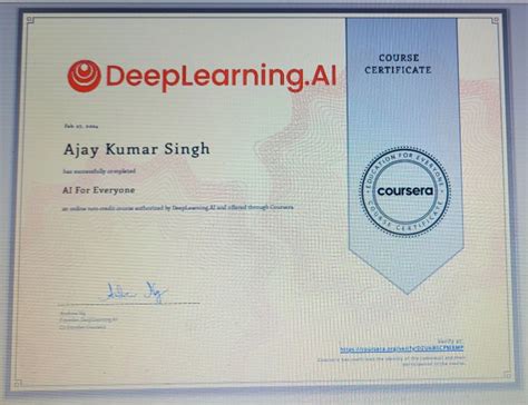 Ajay Kumar Singh On Linkedin Completed Course On Artificial Intelligence