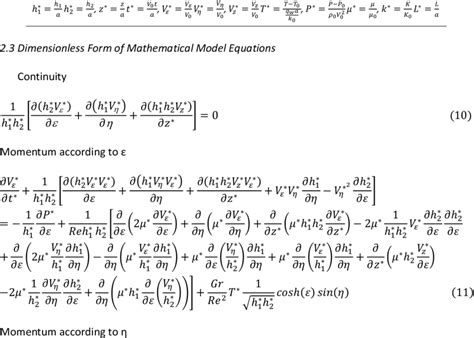 dimensionless thermophysical variables and properties download
