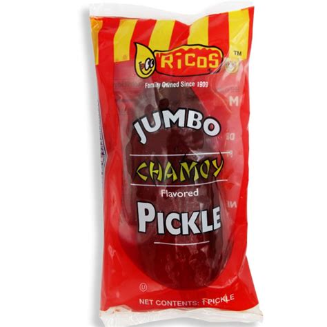 Ricos Jumbo Chamoy Pickle In A Bag Jumbo Jelly Bean Corp