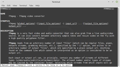 FFmpeg Quick Reference OpenSourceFeed