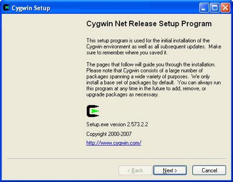 Launch Software Installers On Linux From Windows Using Cygwin