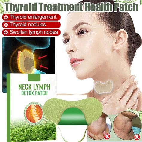 Herbal Thyroid Health Patch Treatment Nodule Thyromegaly Neck Thick
