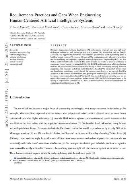 Pdf Requirements Practices And Gaps When Engineering Human Centered