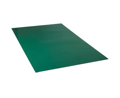 ფურცელი ლითონის ბრტყელი 0 35x1000x2000 მმ 2 მ² მწვანე