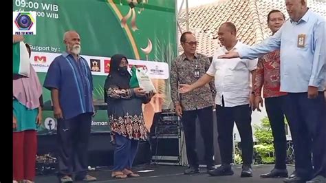 Bedug Di Tabuh Bupati Sleman Harda Kiswaya Resmikan Pasar Lebaran 2025