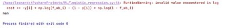 python error supervised ml regression and classification