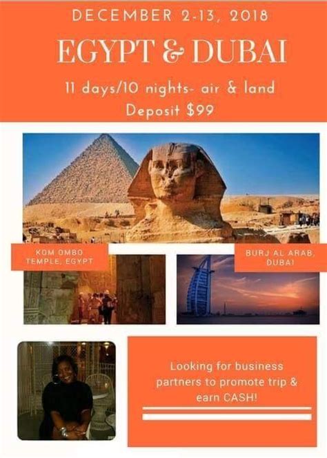 Whos Ready For A Trip To Egypt And Dubai Contact Me For More Info