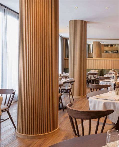 Design Idea Wrap Interior Columns With Vertical Wood Slats Interior