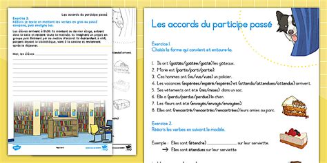 Les Accords Du Participe Passé Teacher Made Twinkl