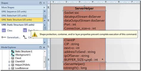 Protect Document And Shapes In Visio 2010