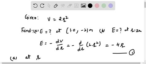 SOLVED If V 2r 2 Then Find Out I Vec E 1 0 2 Ii Vec E R 2