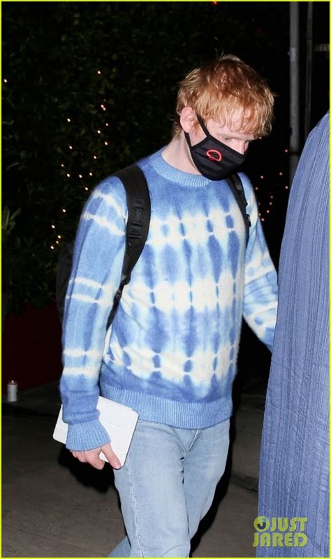 Ed Sheeran Joins Courteney Cox And Johnny Mcdaid For Dinner In La Photo