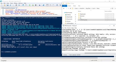 update hp bios using powershell and internet connection garytown