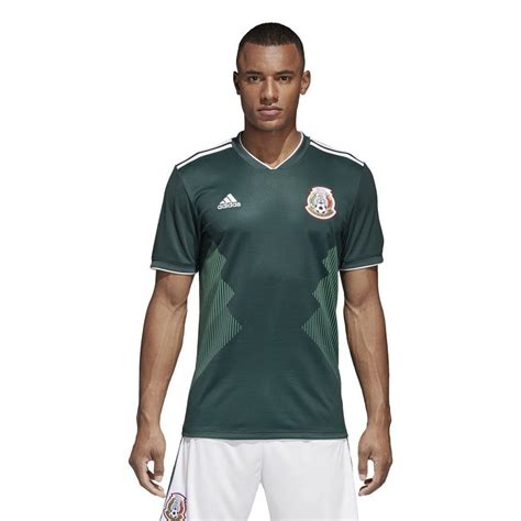 A Picture Of Adidas Mens Mexico Home Soccer Jersey World Cup 2018