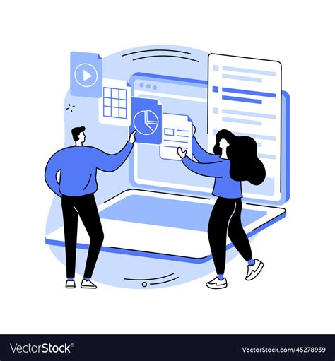 Document Management Soft Abstract Concept Vector Image