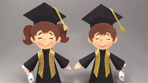 Recuerdos En Foami Con Molde Gratis Graduación Kinder Imagui