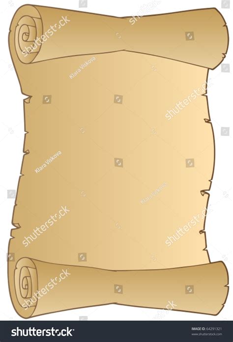 Old Paper Scroll Vector Illustration Stock Vector Royalty Free 64291321 Shutterstock