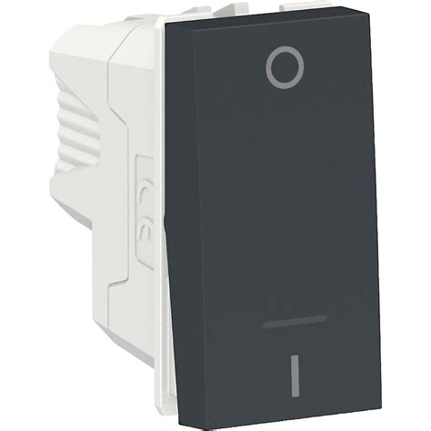 Interruptor Bipolar 10a 127 Vca Grafito Electro Persa