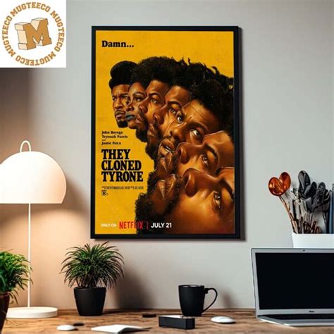 They Cloned Tyrone Official Movie Poster Only On Netflix Released July