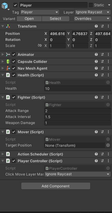 i m stuck the player doesn t move ask gamedev tv