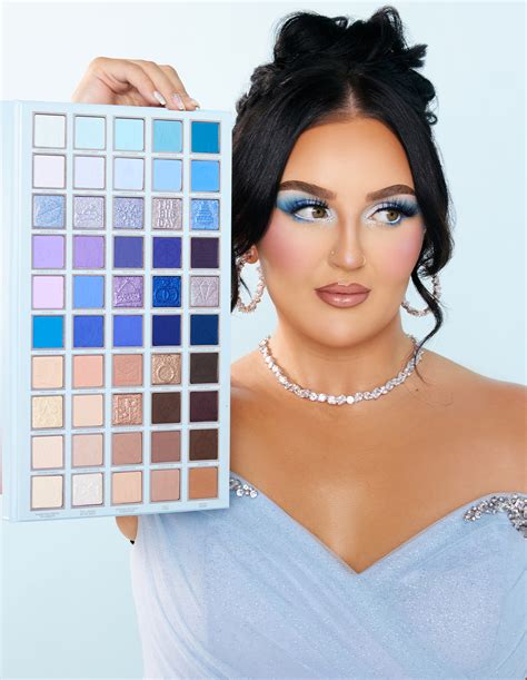 Plouise X Mikayla Eyeshadow Palette 50 Pan Xl With Frosty And Warm
