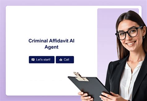 Criminal Affidavit Ai Agent Template Jotform