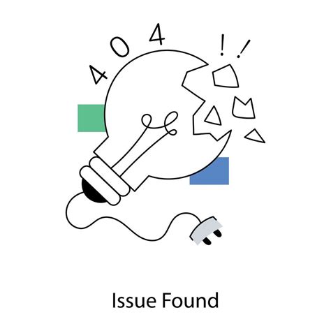 Trendy Issue Found 22478469 Vector Art At Vecteezy