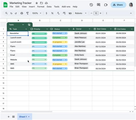 Google Sheets New Feature New Ways To Quickly Format And Organize Data With Tables Google