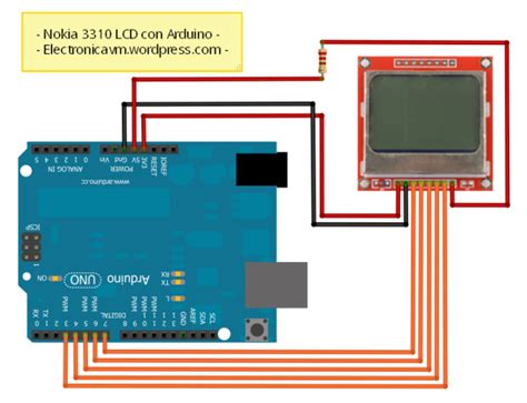 Proyectos De Electrónica Y Mecatronica Nokia Lcd 3310 Arduino