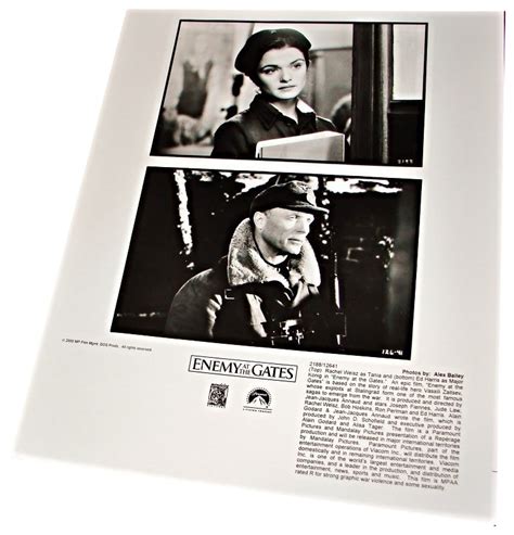 2000 Enemy At The Gates Jean Jacques Annaud Movie Photo Rachel Weisz Ed