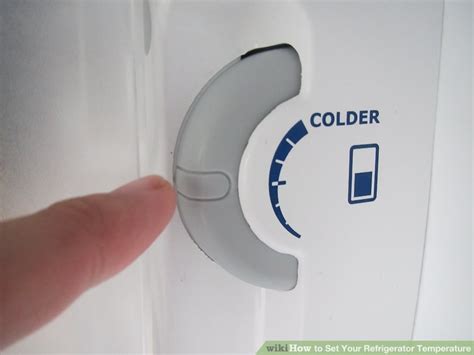 Fridge Temperature Dial