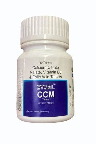 Zycal Ccm Calcium Citrate Malate Tablet At Best Price In New Delhi
