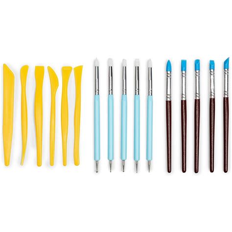 Sculpting Clay Tool Set Polymer Clay Tools For Crafts 16 Pieces