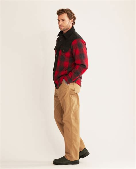 Stay Warm And Stylish In The Mens Timberline Shirt Jacket Pendleton